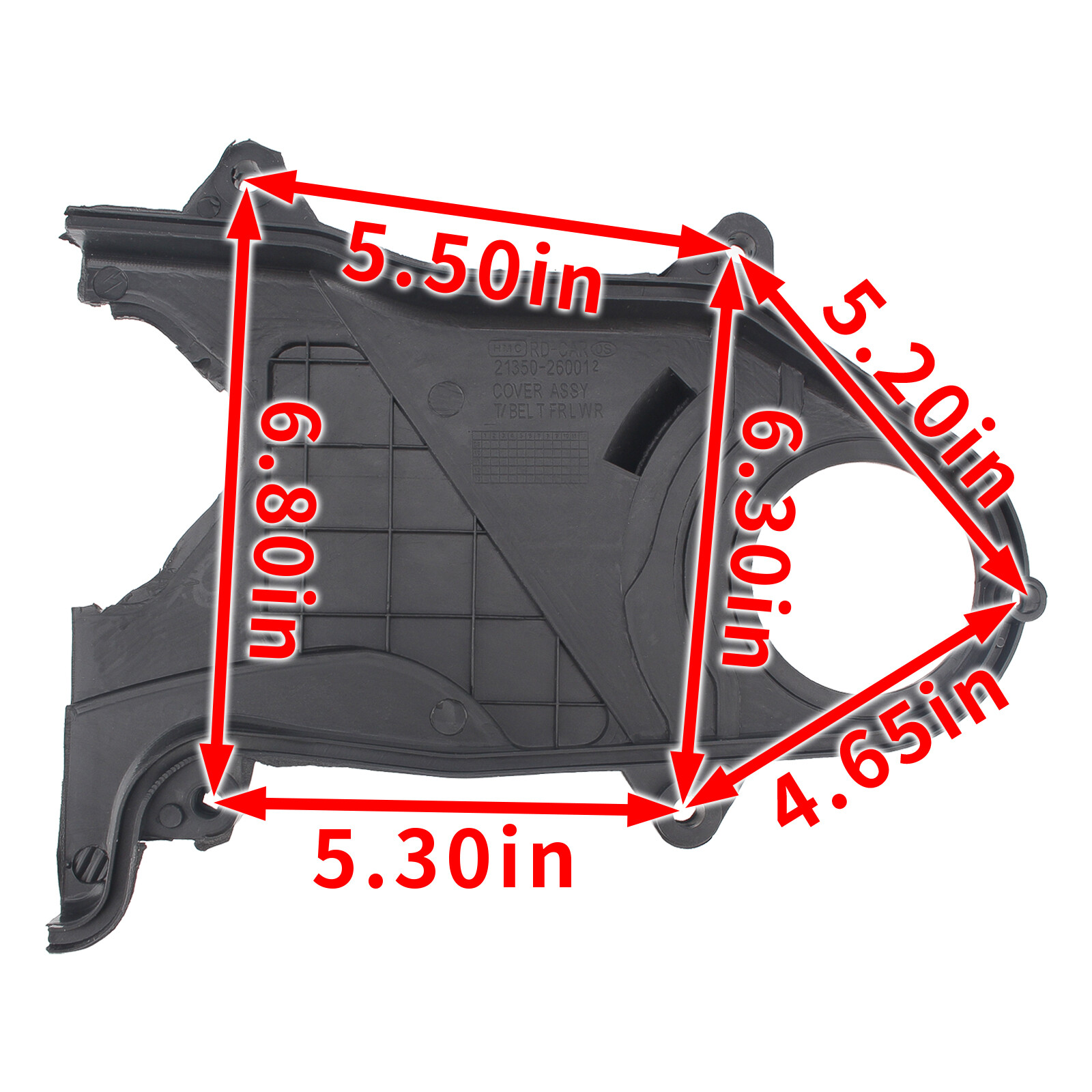 Lower Timing Belt Cover For 01-05 HYUNDAI ACCENT 1.6L 1600CC L4 DOHC ...