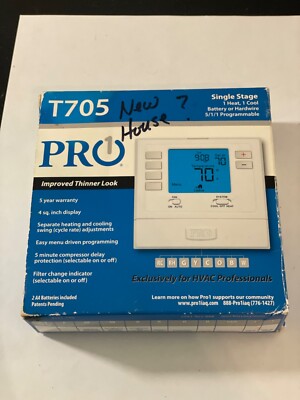 Pro 1 T705 Digital Programmable Termostat | eBay