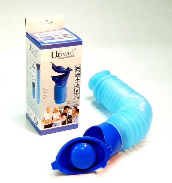 Uriwell 800ml Urinflasche wiederverwendbares Mobilurinal ausziehbar ...