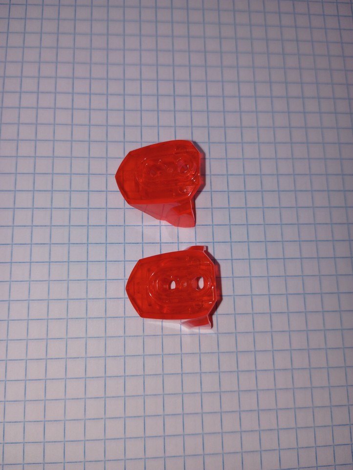 2 Lego part 90641 Size 3 Trans-Neon Orange Hero Factory Armor Star Wars ...