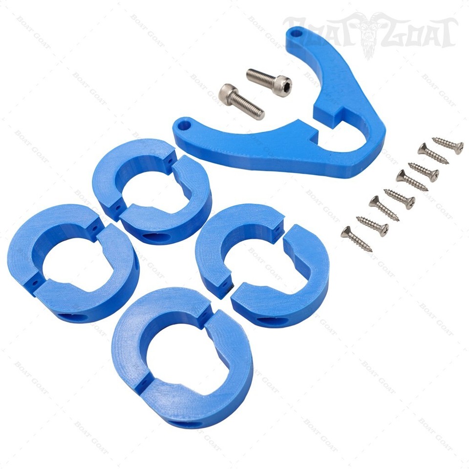 Lowrance Ghost Cable Management Kit - Transducer Shaft Clips + Bow ...