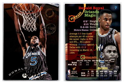1994-95 Stadium Club Members Only #7 Donald Royal - Orlando Magic | eBay