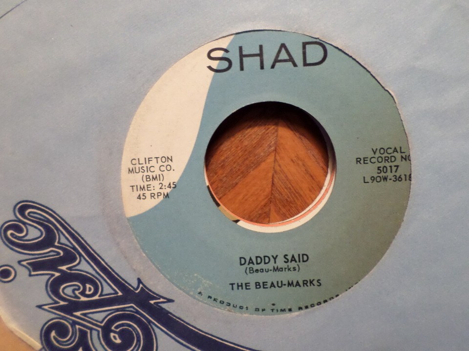 SHAD 45 RECORD/ BEAU-MARKS/CLAP YOUR HANDS/DADDY SAID/ VG+ ROCK ROLL | eBay