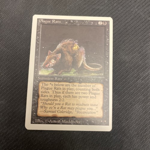 Plague Rats Mtg Revised NM | eBay