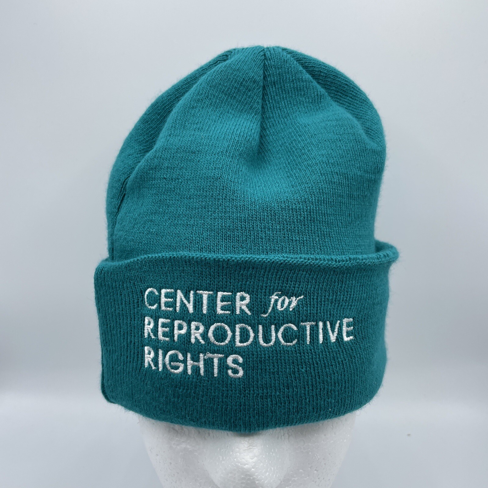 Center For Reproductive Rights Beanie Adult Hat Teal Cap Abortion Roe V ...