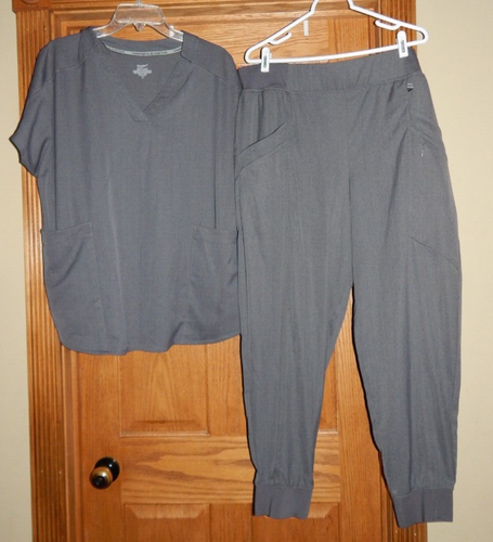Women's Size 2XL Climate Right By Cuddl Duds Scrub Top & Jogger Pants ...