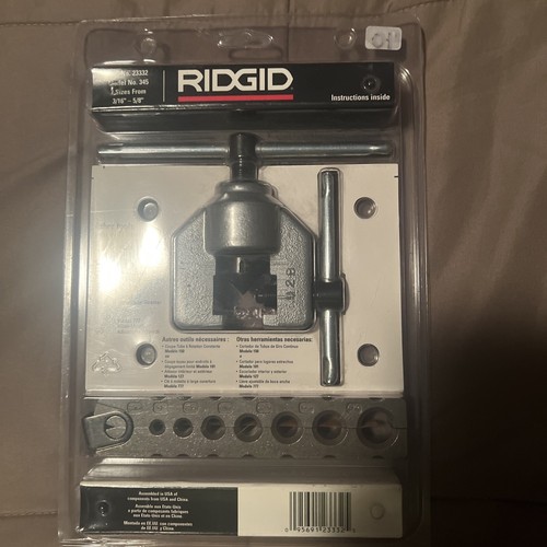 Ridgid Flaring Tool Screw Type Model 345 Type 23332 | eBay