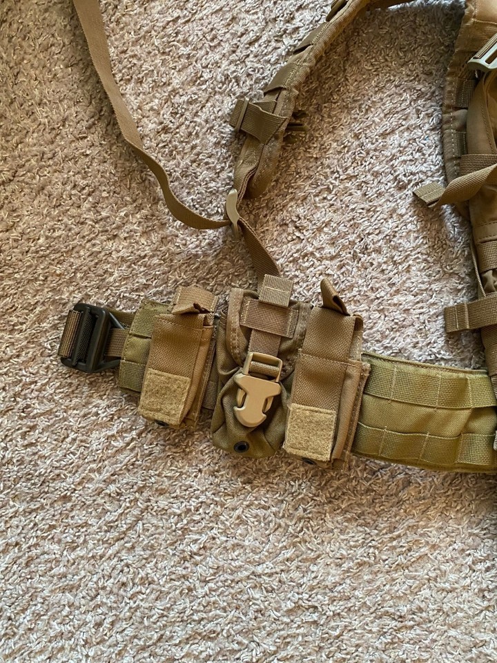Tactical vest/belt molle setup , coyote brown | eBay