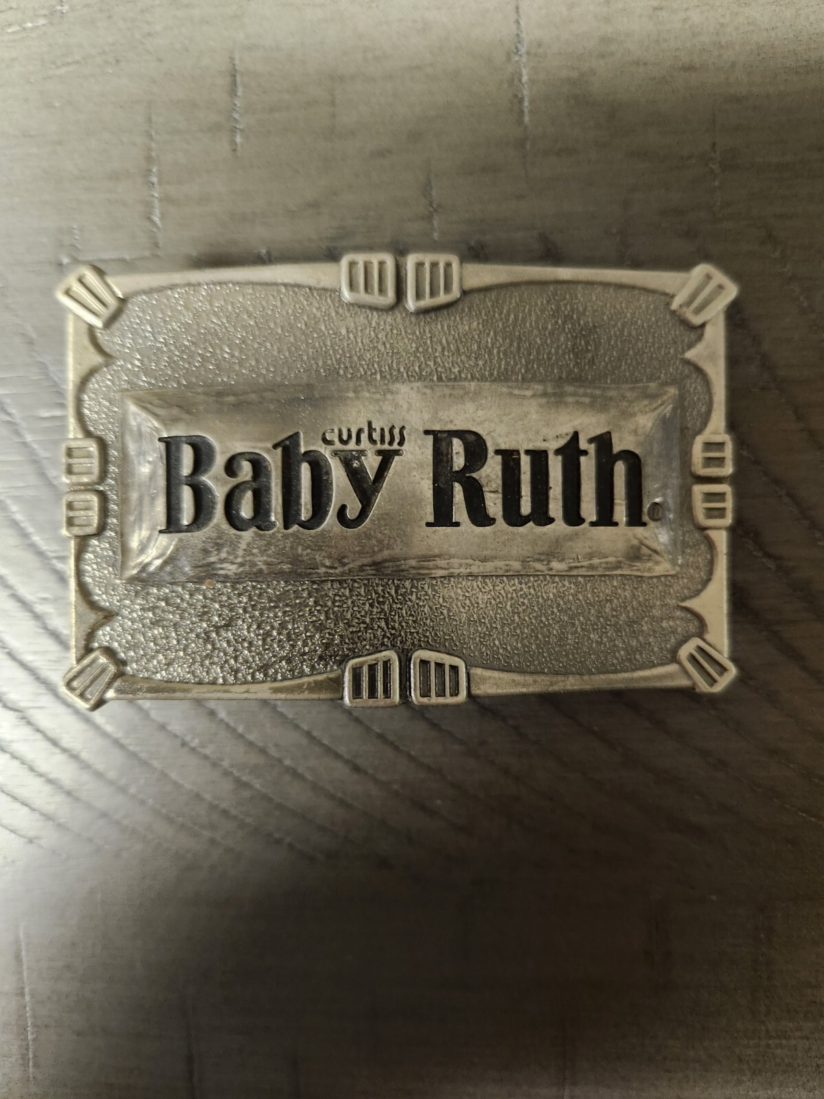VINTAGE 1970s CURTISS ***BABY RUTH*** CANDY BAR PEWTE… - Gem