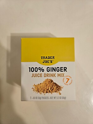 Trader Joe's 100% Ginger Juice Drink Mix 7 Packets | eBay