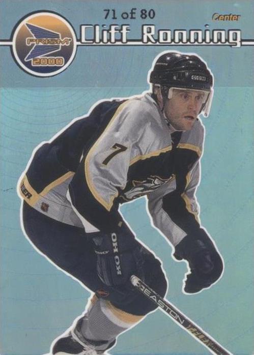 1999-00 Pacific Prism - Cliff Ronning #77 Holographic Blue /80 for sale ...