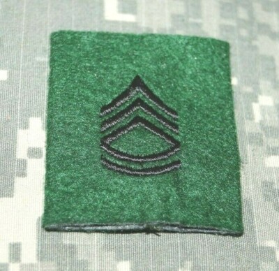 Military Patch US Army Sergeant First Class SFC Green Leadership Jacket ...