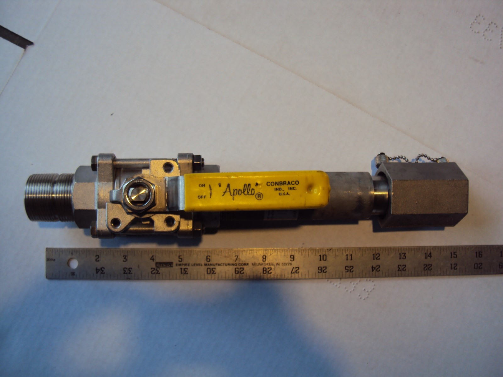 APOLLO CF8M , 1-1/4"SS Ball Valve w/LEED&NORTHRUP Conductivity Cell cat ...
