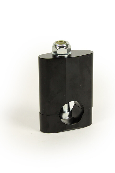 RHK Silver 1-1/8" Tapered 60mm Bar Riser Upgrade from 7/8 Rubber Style ...