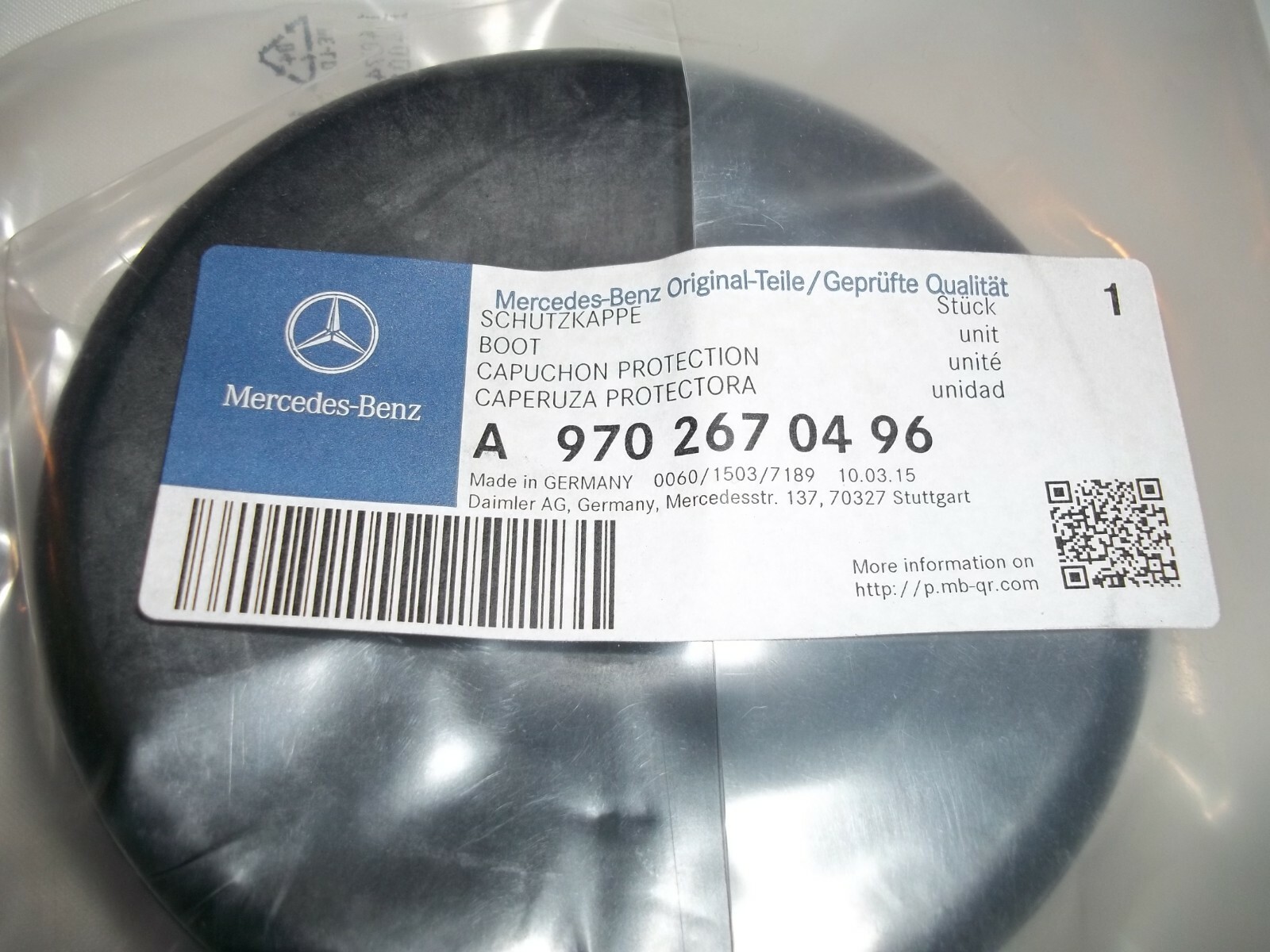 Genuine Mercedes Benz Boot A 970 267 04 96 | eBay