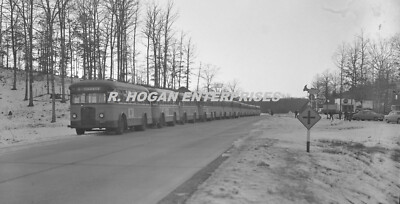 Vintage 1951 SOUTHERN COACH LINES BUSES SNOW STORM CAMDEN TN 5X7 PHOTO ...