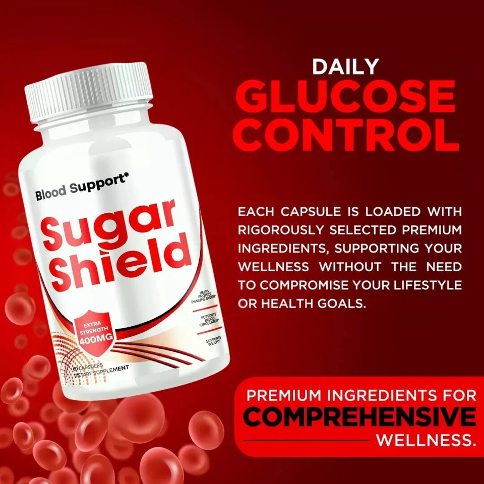 Sugar Shield Blood Support Supplement SugarShield Pills (60 Capsules ...