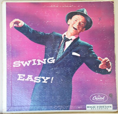 Frank Sinatra Swing Easy Original 1960 10” Capitol EP H-258 D1/D1 ...