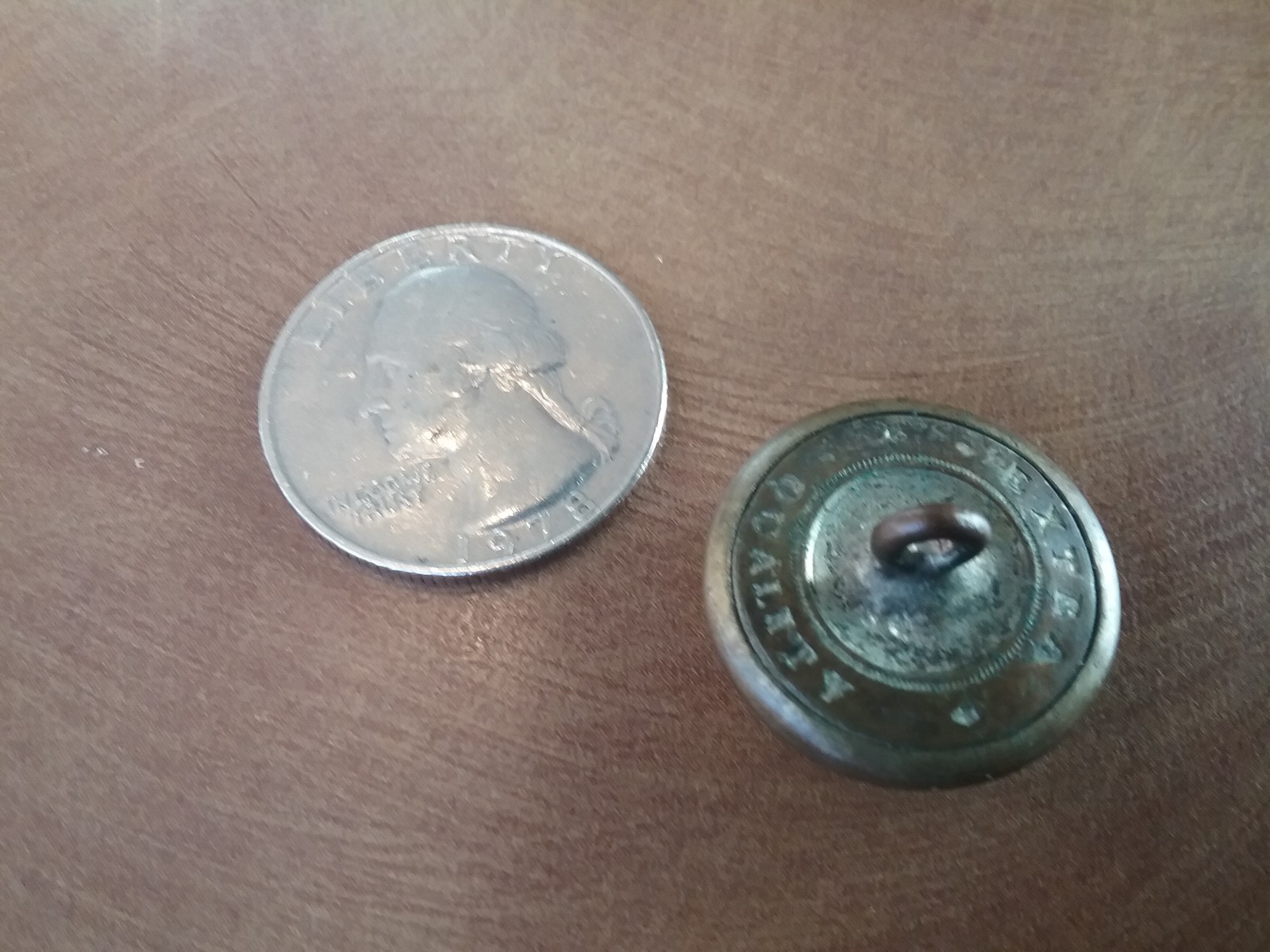 CIVIL WAR BUTTON WITH Eagle Shield extra quality Infantry | eBay