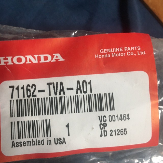 2018-20 Honda Accord RT Front Chrome Grille Extension Molding OEM ...