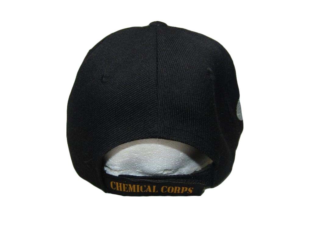 Black US Army Chemical Corps Hat Ball Cap Military Elementis Regamus ...