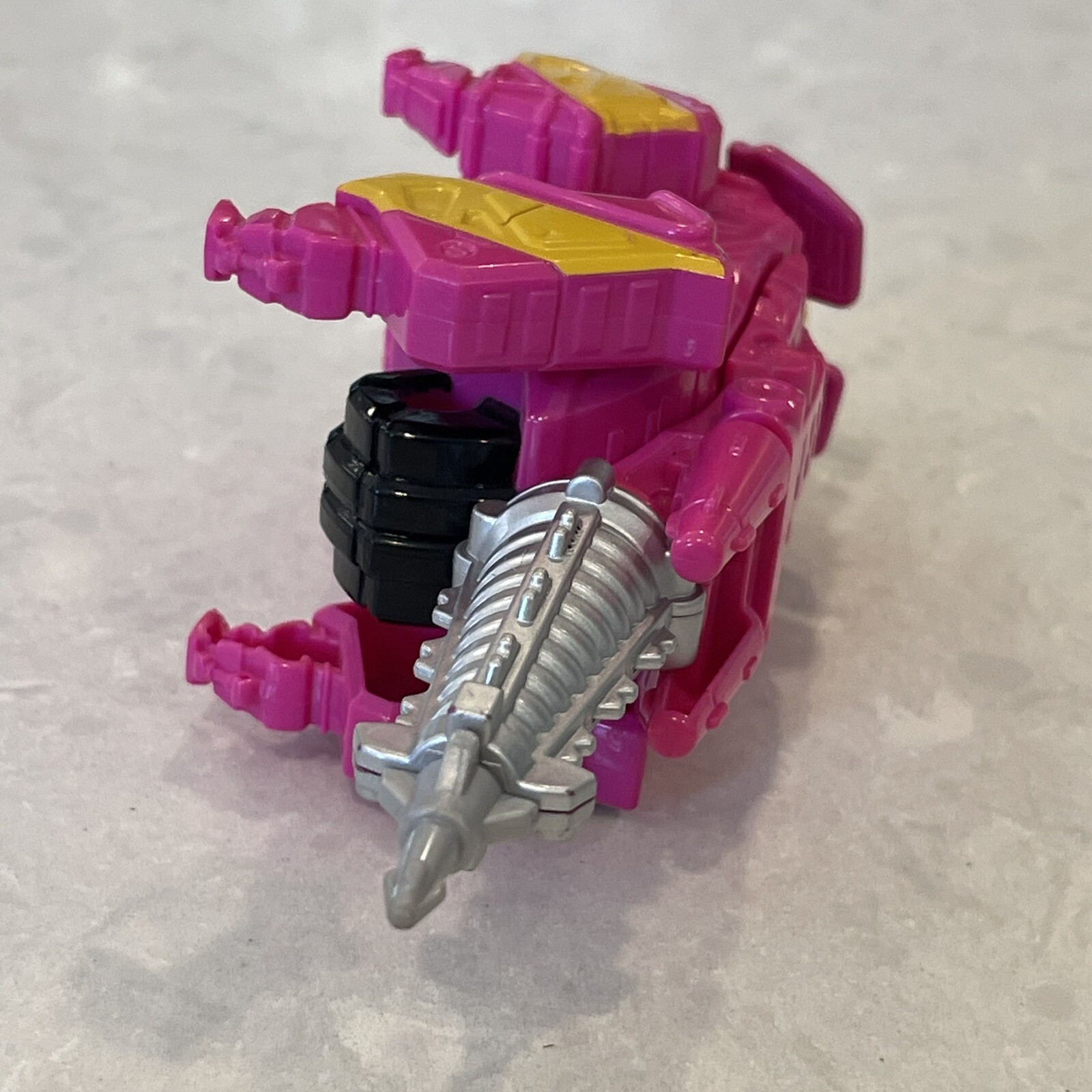 Power Rangers MMPR Dino Charge Pink Tricera Megazord Zord No Charger ...