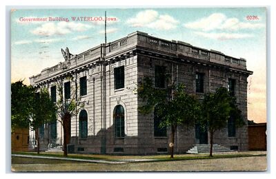 1911 Waterloo, IA Postcard- GOVERNMENT BUILDING | eBay