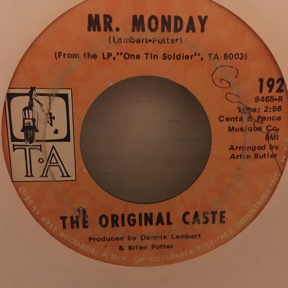 THE ORIGINAL CASTE 45 SINGLE VINYL , HIGHWAY / MR MONDAY | eBay