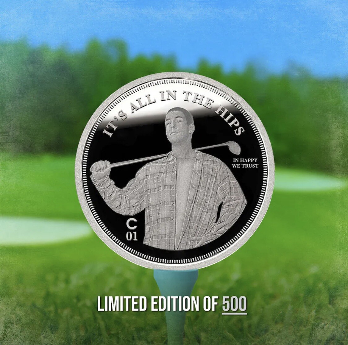 The CHIVE | Happy Gilmore, “It’s all in the Hips” Silver 1 Oz Coin ...