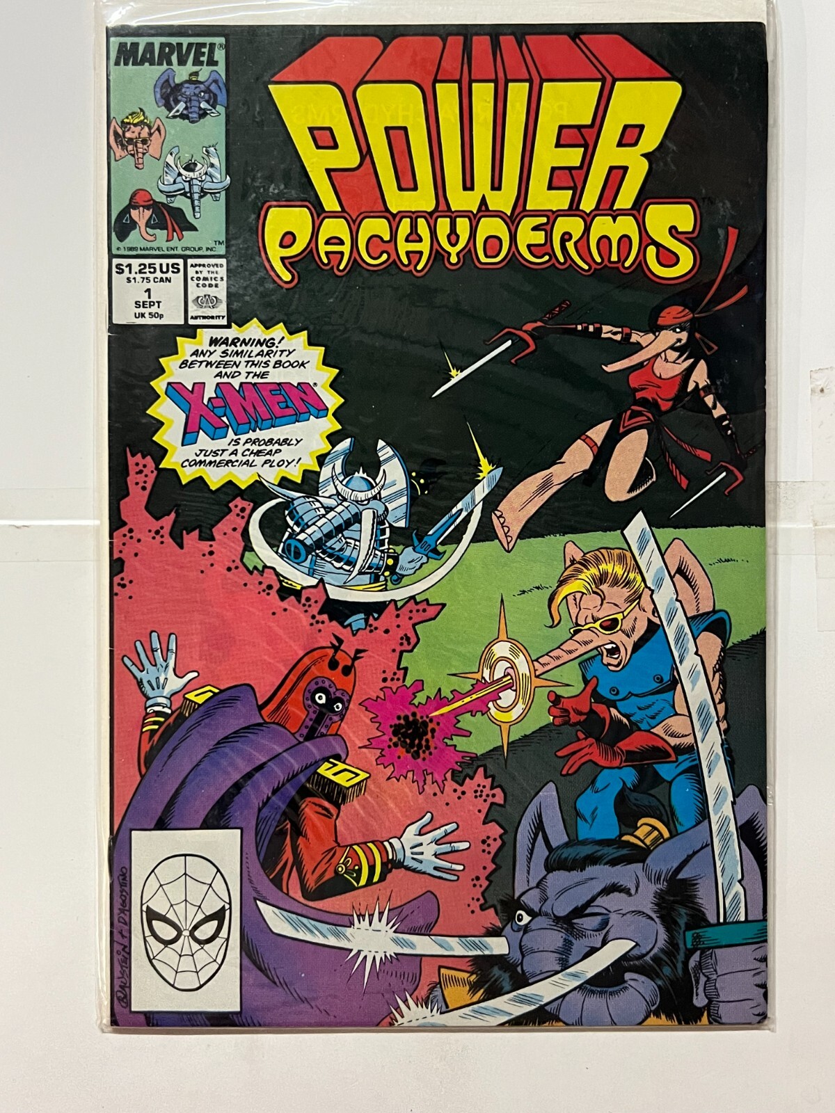 Power Pachyderms #1 MARVEL Comics 1989 | Combined Shipping B&B | eBay