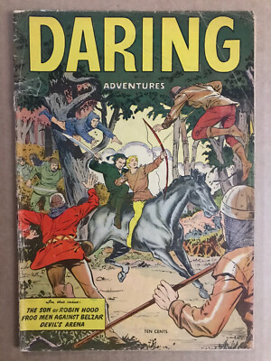 Daring Comics #1 1949 first printing original Golden Age comic book ...