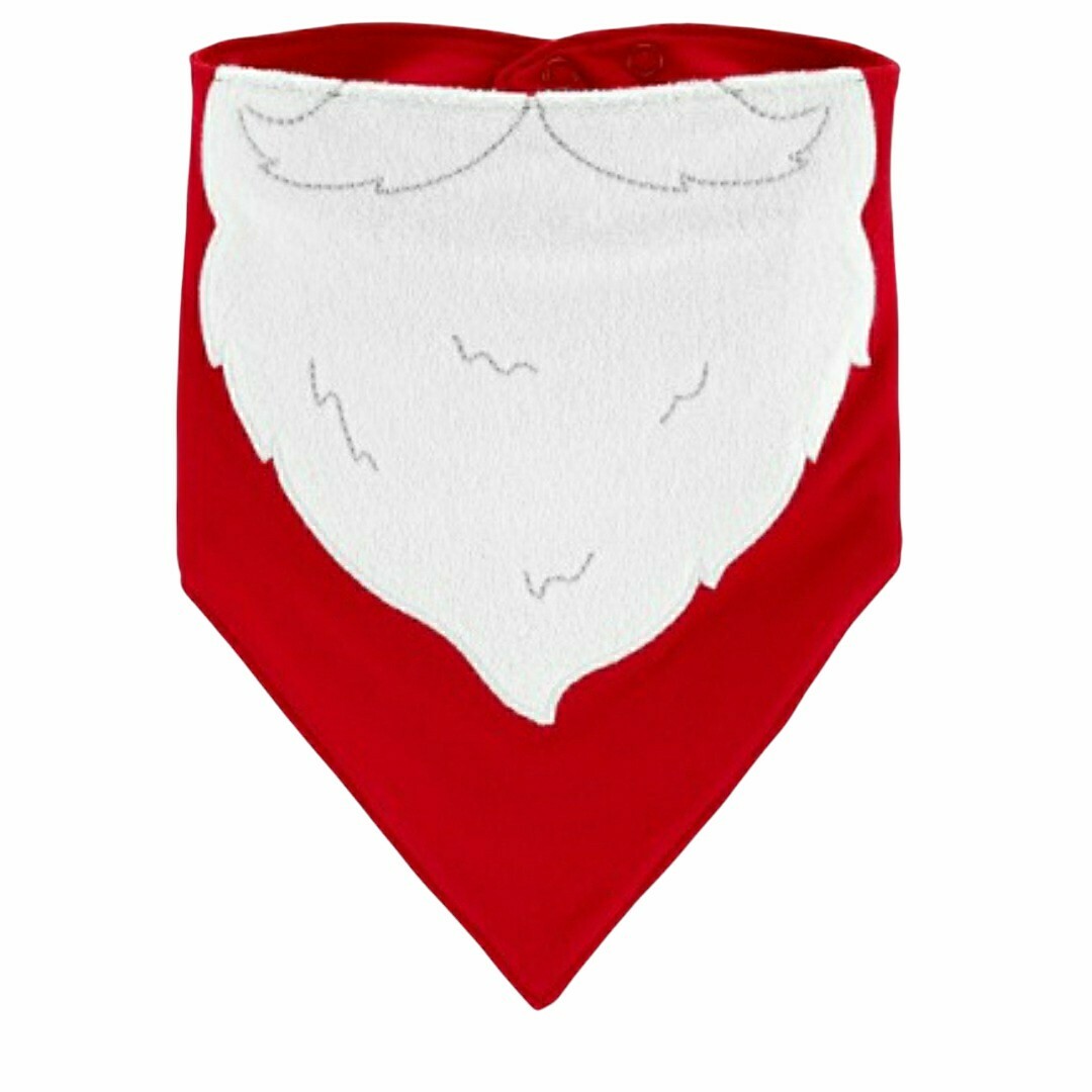 2 Carter's Christmas Bibs for Baby Santa Beard & Dear Santa, I Did My ...