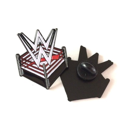 WWE, WWF WCW, Ring Event Canvas Sign Hasbro Enamel Pin Badge Free ...