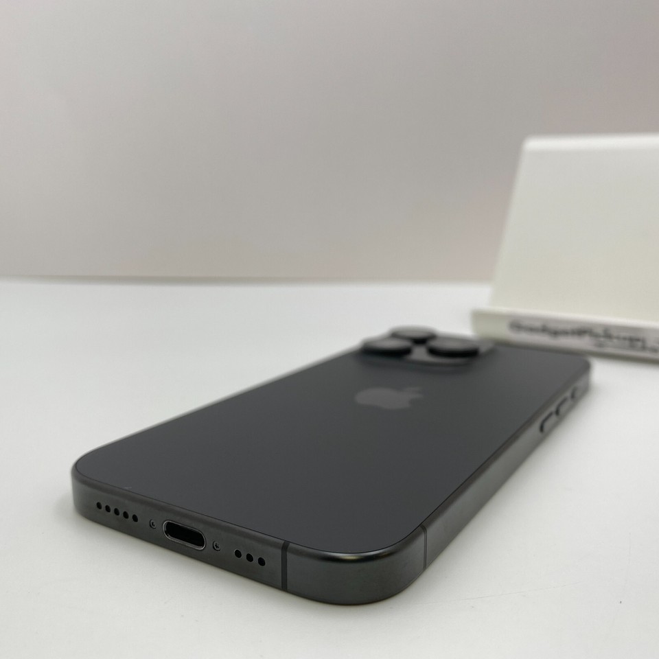 Apple iPhone 15 Pro - 256GB - Black Titanium (Unlocked) - Open Box | eBay
