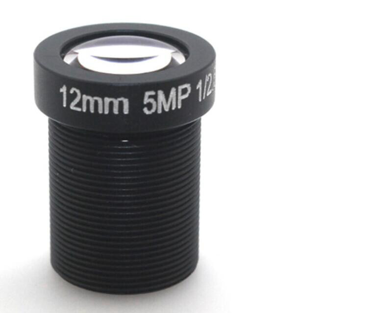 Camera Board Lens 5MP Focal Length 12mm F2.0 M12x0.5 Mount FOV 32 ...