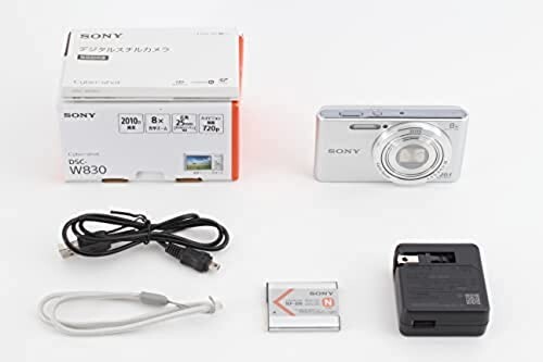 Sony W830 Compact Camera with 8x Optical Zoom, Silver (DSC-W830) for ...