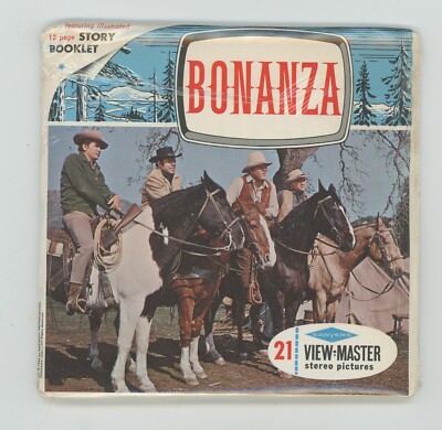 BONANZA 1964 TV Series Sawyer's View-Master Packet B-471 Sealed Mint ...