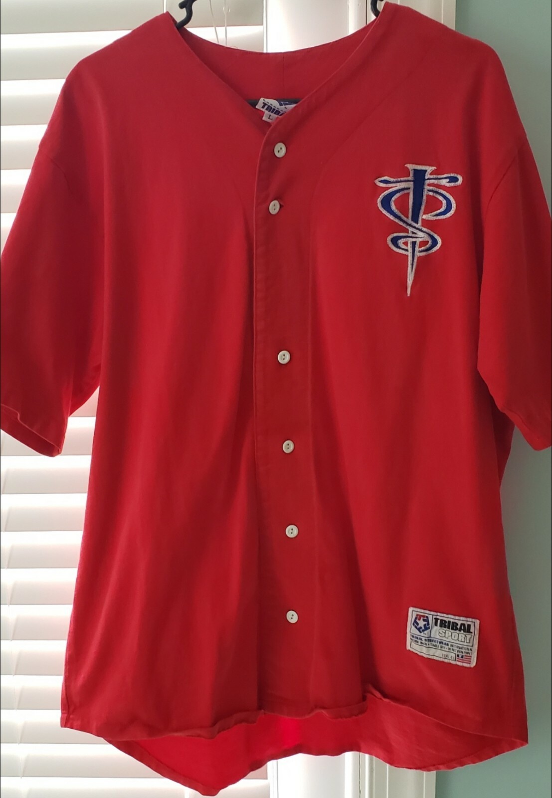 RARE Mens Tribal Streetwear Baseball Jersey RARE - Gem