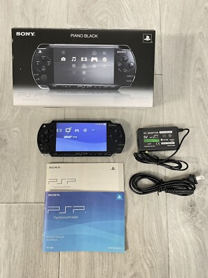 Sony PSP-2000 Console Piano Black Complete in box Region free - Near ...