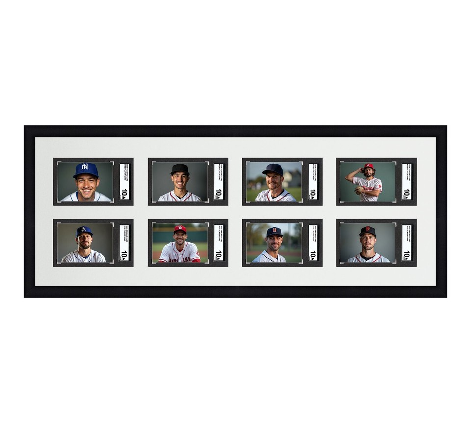 SGC Graded Card Frame Display Holds (8) Slabs Baseball, UV Protection ...