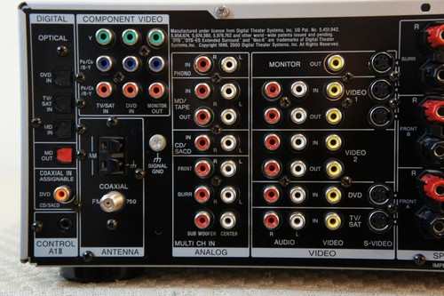 SONY STR-DA1000ES FM STEREO/FM/AM RECEIVER DISCRETE 7 CHANNEL AMPLIFIER ...