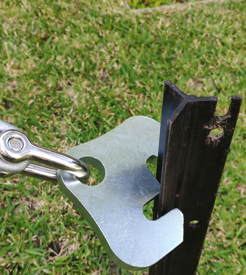 Star Picket Fence Post Remover Lifter Puller Zinc Coated Steel Tool ...