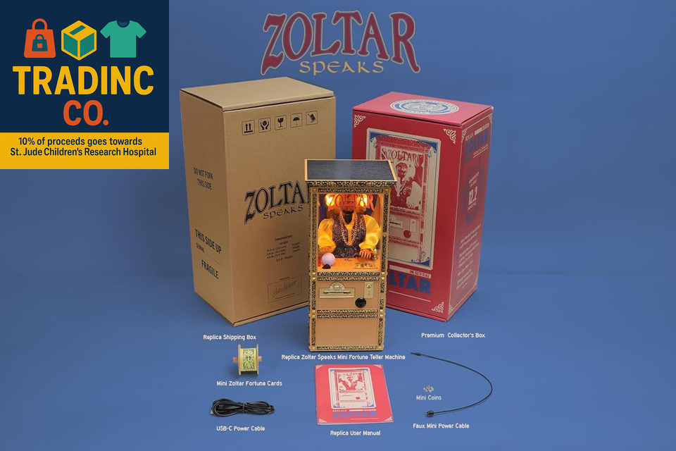 Zoltar Speaks Mini Replica Fortune Teller Machine, Fully Animated 1/6 ...