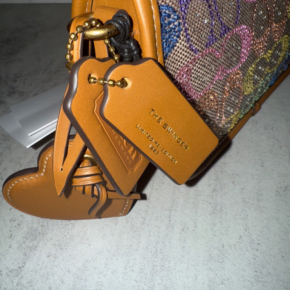 COACH Candy Crystal Signature Collection Brass/Rainbow Multi NWT | eBay