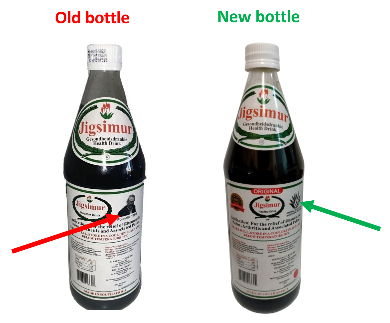 Jigsimur Herbal Health Drink 750ml x 1 bottle (Alkaline) Registered ...