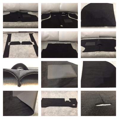 Classic Mini Carpet set in Black Nylon 1973-2000 Clubman Saloon Mk3 Mk4 ...