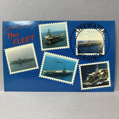 Postcard Greetings From The Fleet Tidewater VA Military Aircraft ...
