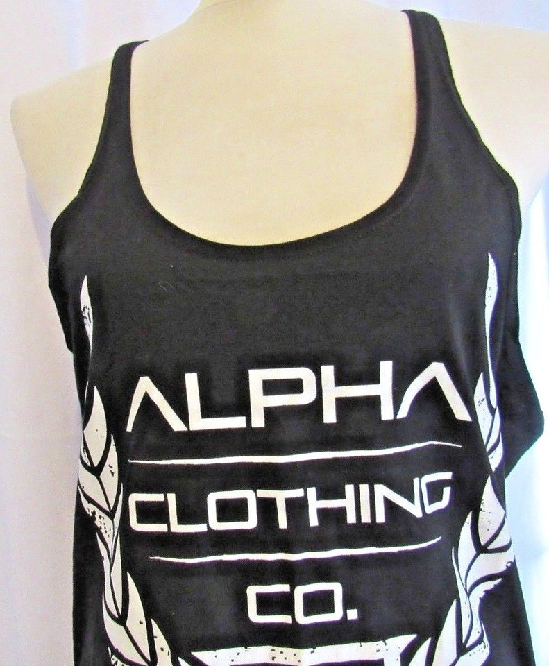 ALPHA CLOTHING CO. TAKE CONTROL WOMEN'S BLACK TANK TOP SIZE SMALL NWT ...
