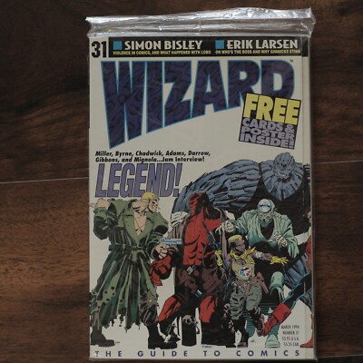 WIZARD MAGAZINE #31 WIZARD COMICS 1994 NM SEALED POLY-BAG W/ Posters ...