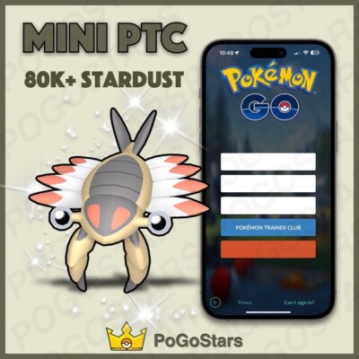 Pokémon PTC GO - Shiny Anorith - 80K Stardust Read Description | eBay